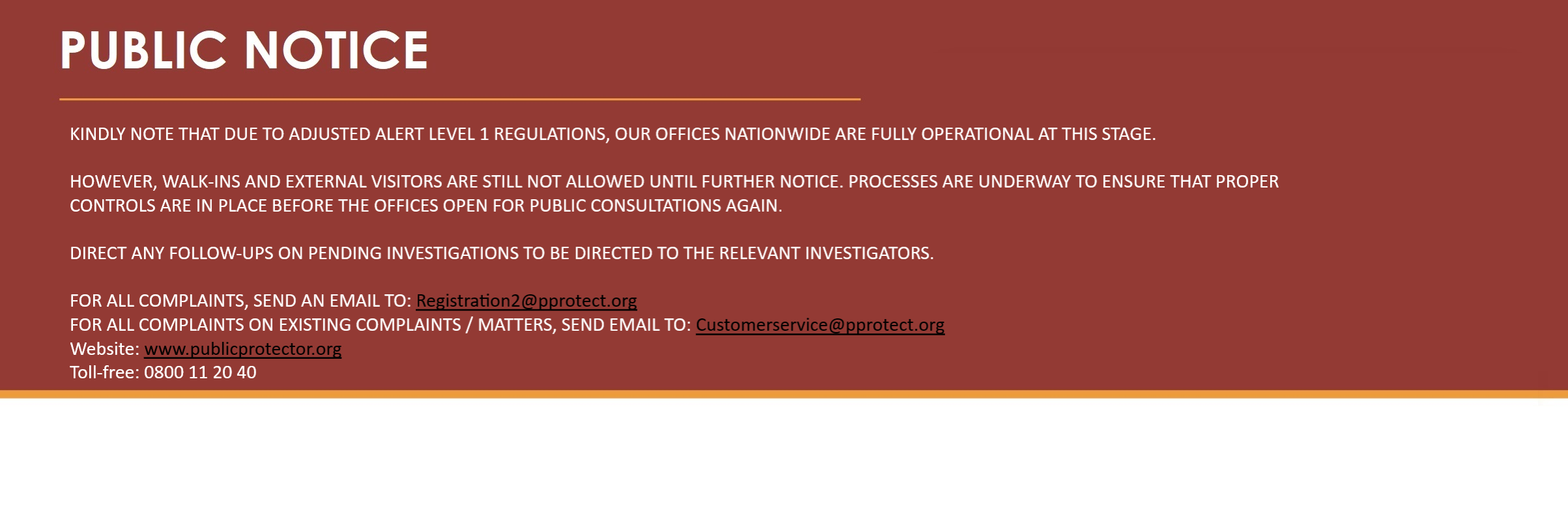 Public Protector Irregularities Reports | Public Protector South Africa